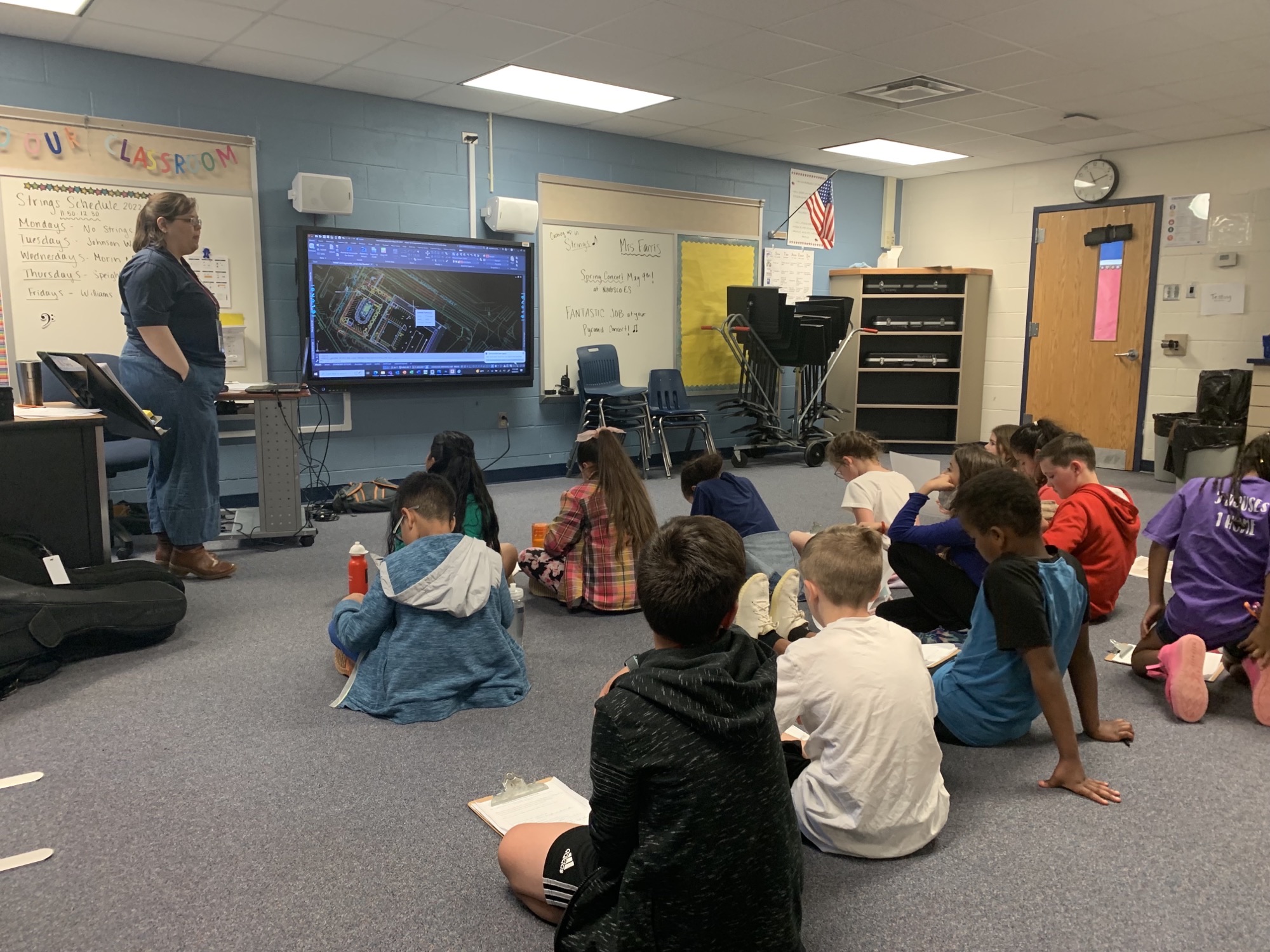 Career day at Neabsco Elementary School